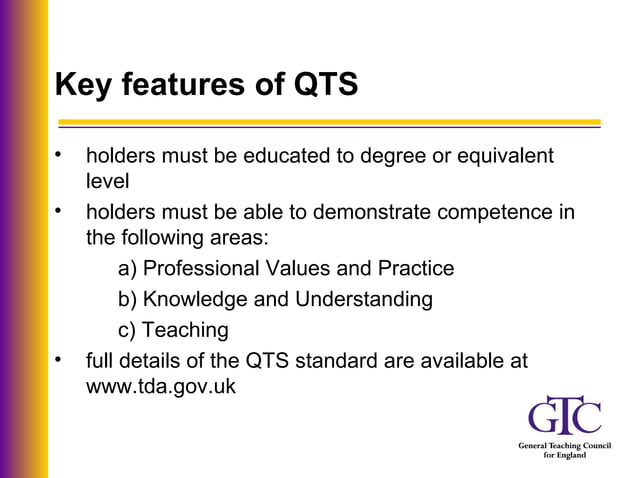 The General Teaching Council of England | PPT