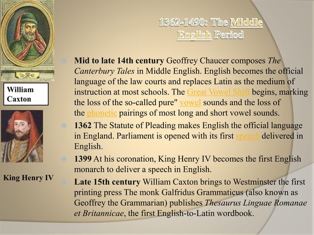 MIDDLE ENGLISH LANGUAGE | PPTX