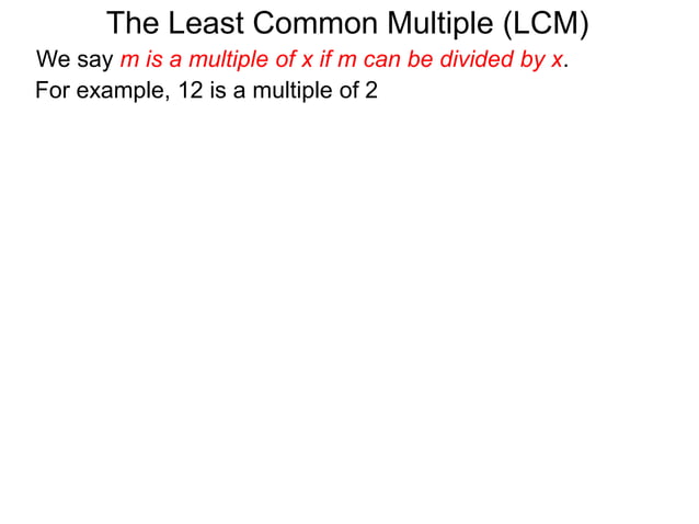 4 the lcm and clearing denominators x | PPTX