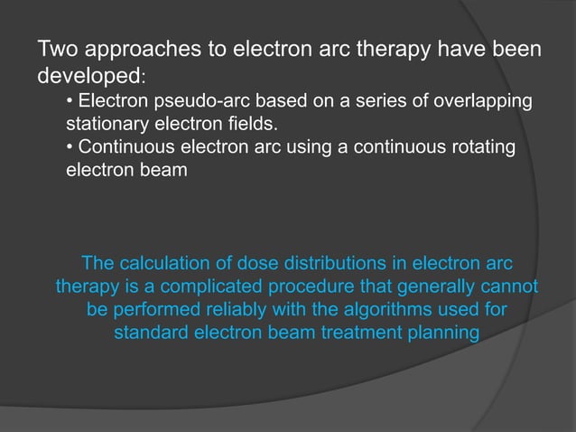 Electron Beam Therapy | PPT