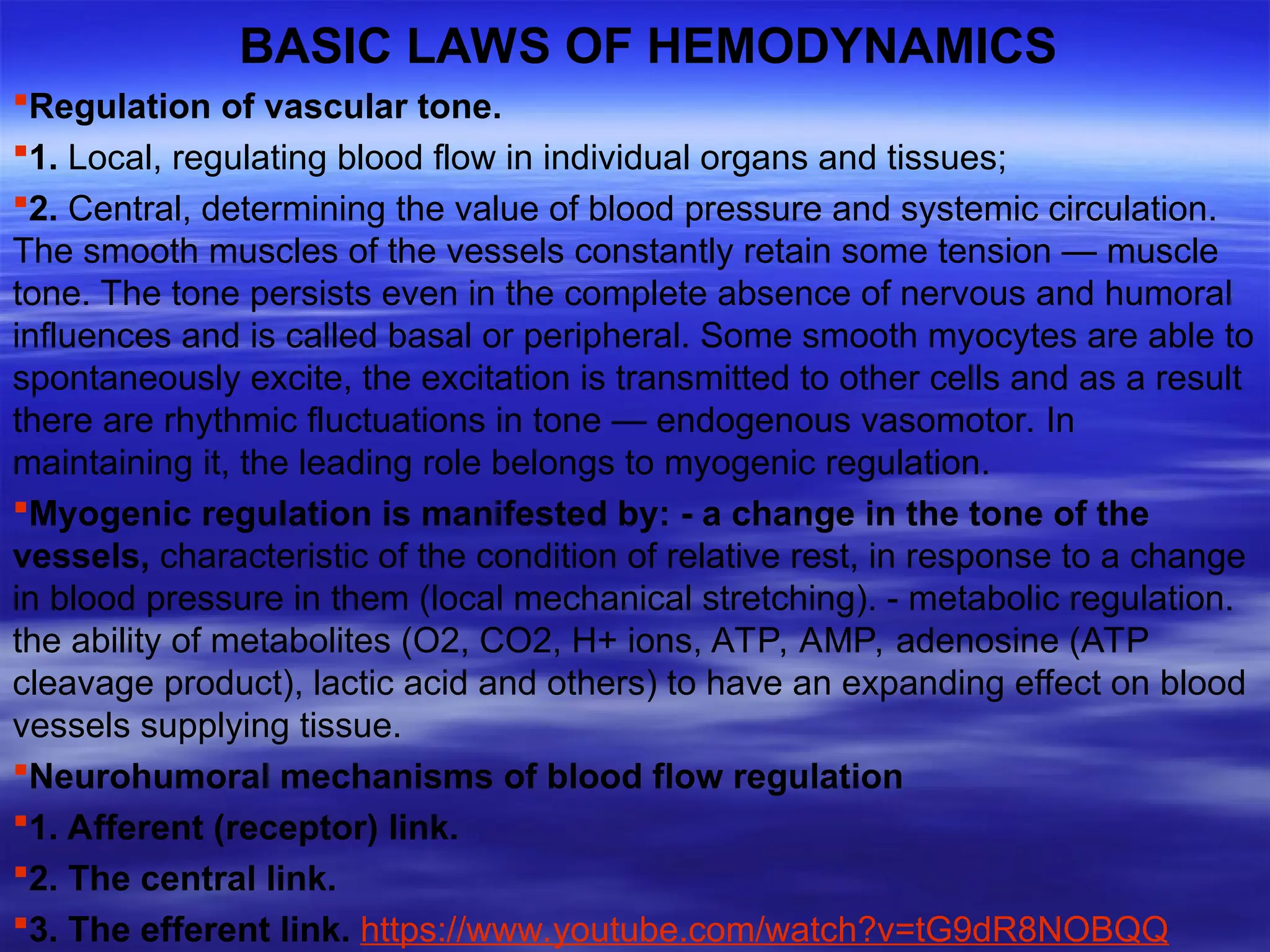 №4_The main indicators and patterns of hemodynamics. Classification and functional ...