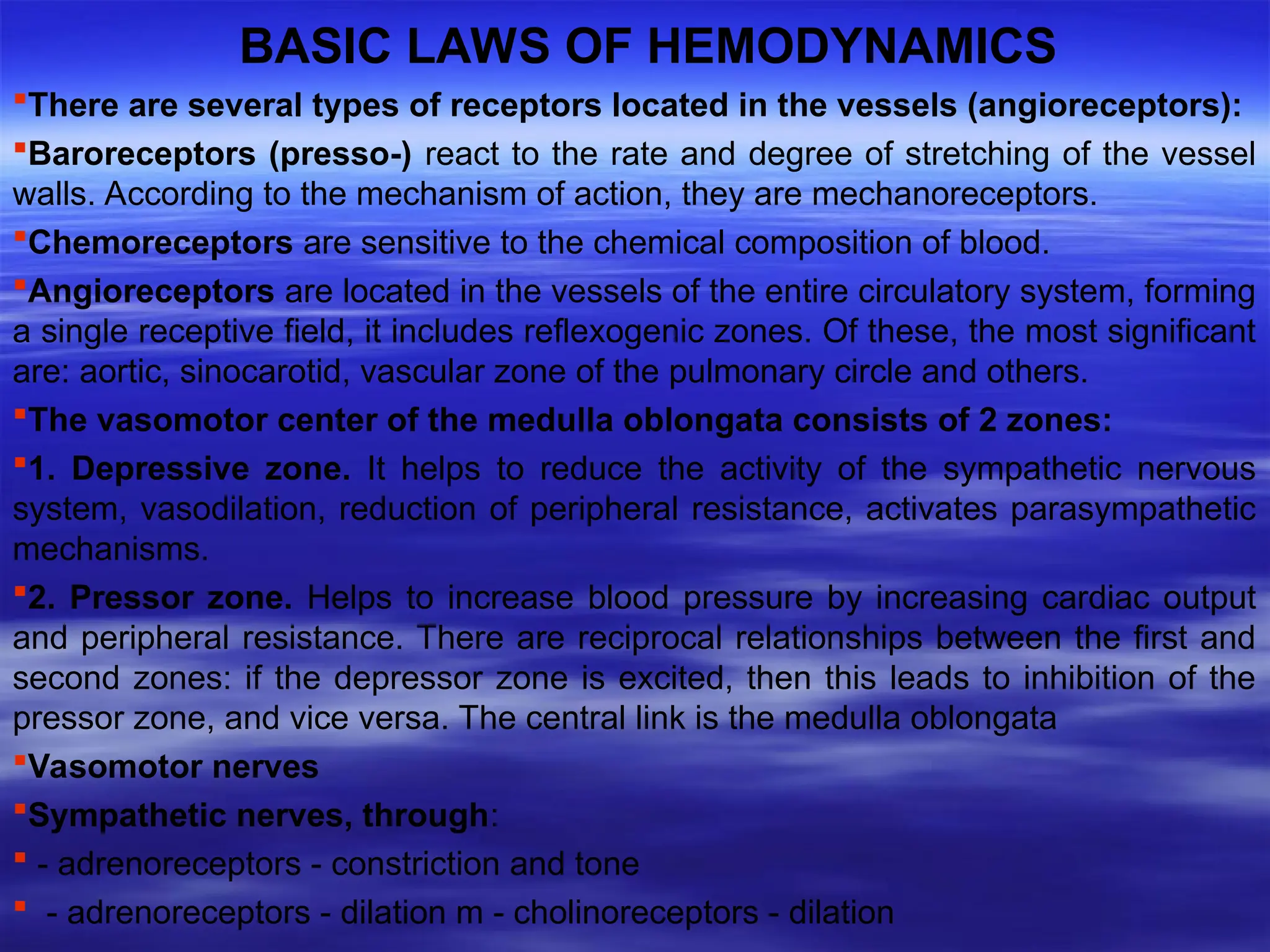 №4_The main indicators and patterns of hemodynamics. Classification and ...