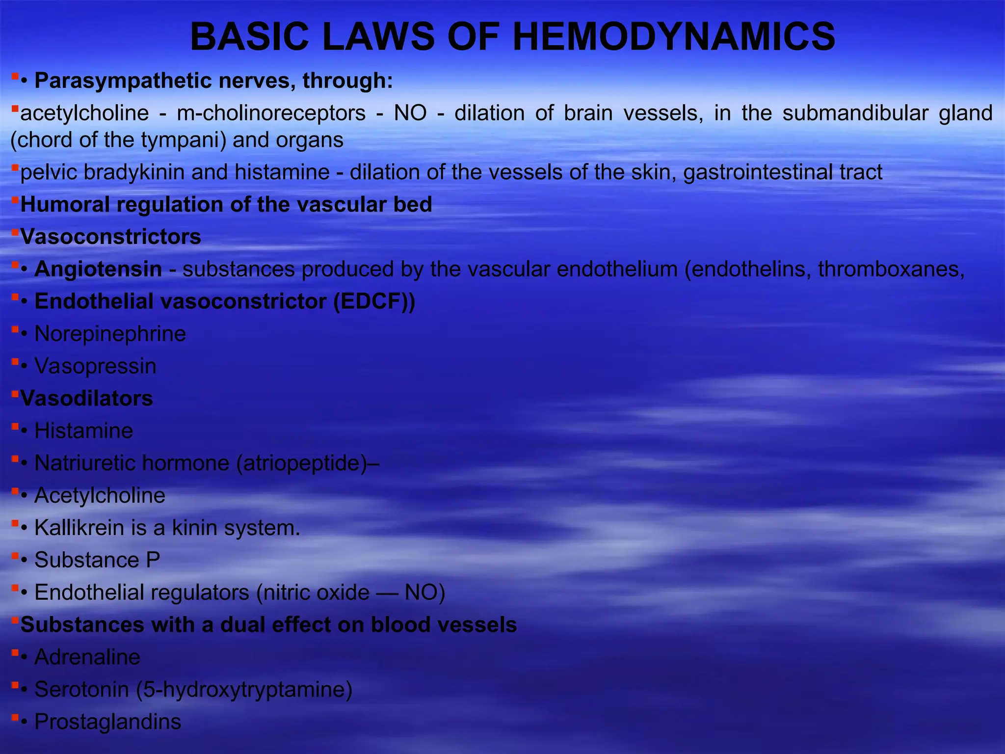 №4_The main indicators and patterns of hemodynamics. Classification and ...