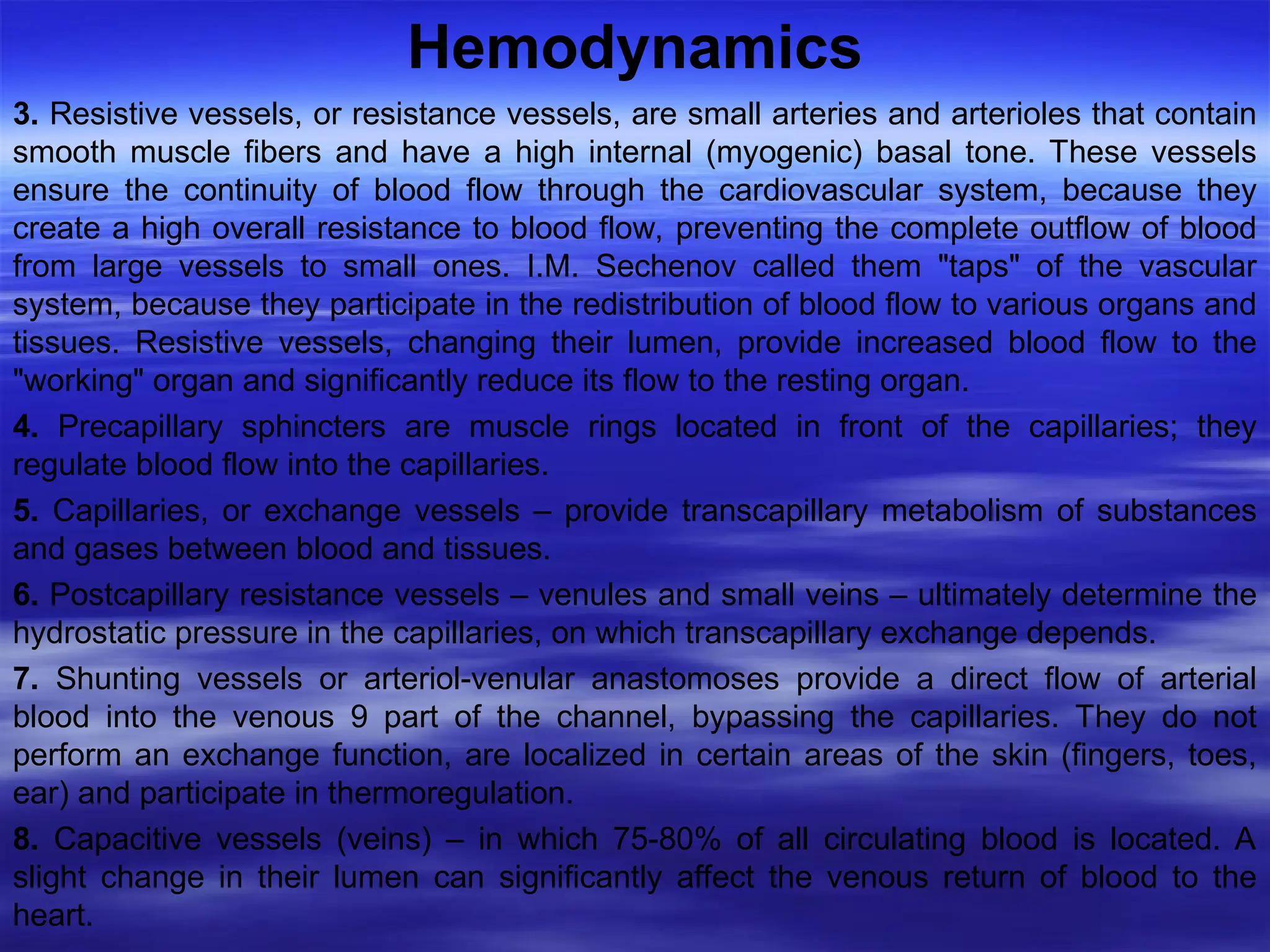 №4_The main indicators and patterns of hemodynamics. Classification and ...