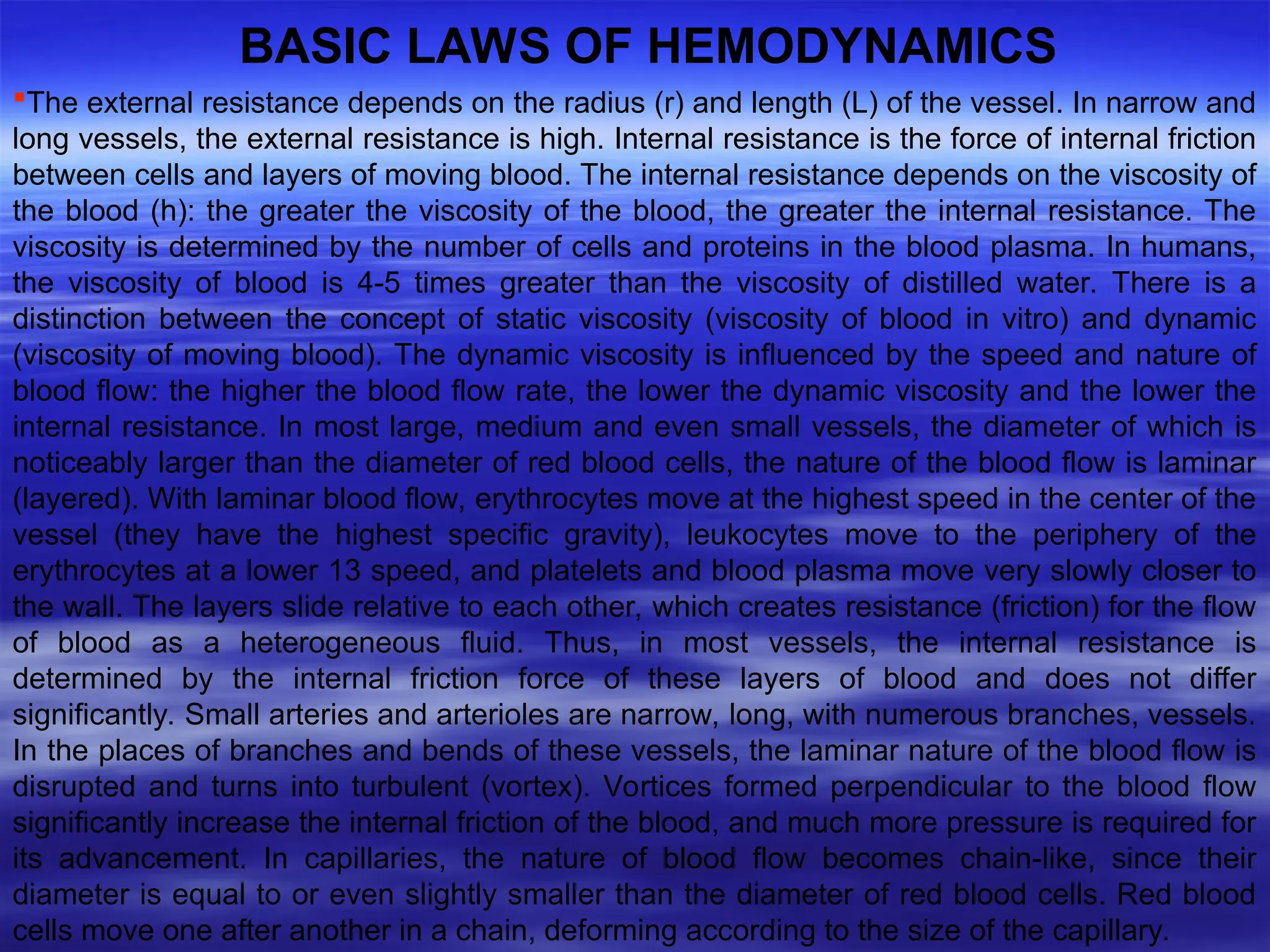 №4_The main indicators and patterns of hemodynamics. Classification and ...