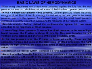 №4_The main indicators and patterns of hemodynamics. Classification and ...
