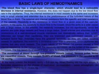 №4_The main indicators and patterns of hemodynamics. Classification and ...