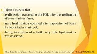 theories of tooth movement | PPTX
