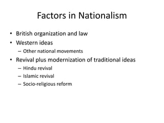 4 The Raj - Nationalism & Reform | PPTX