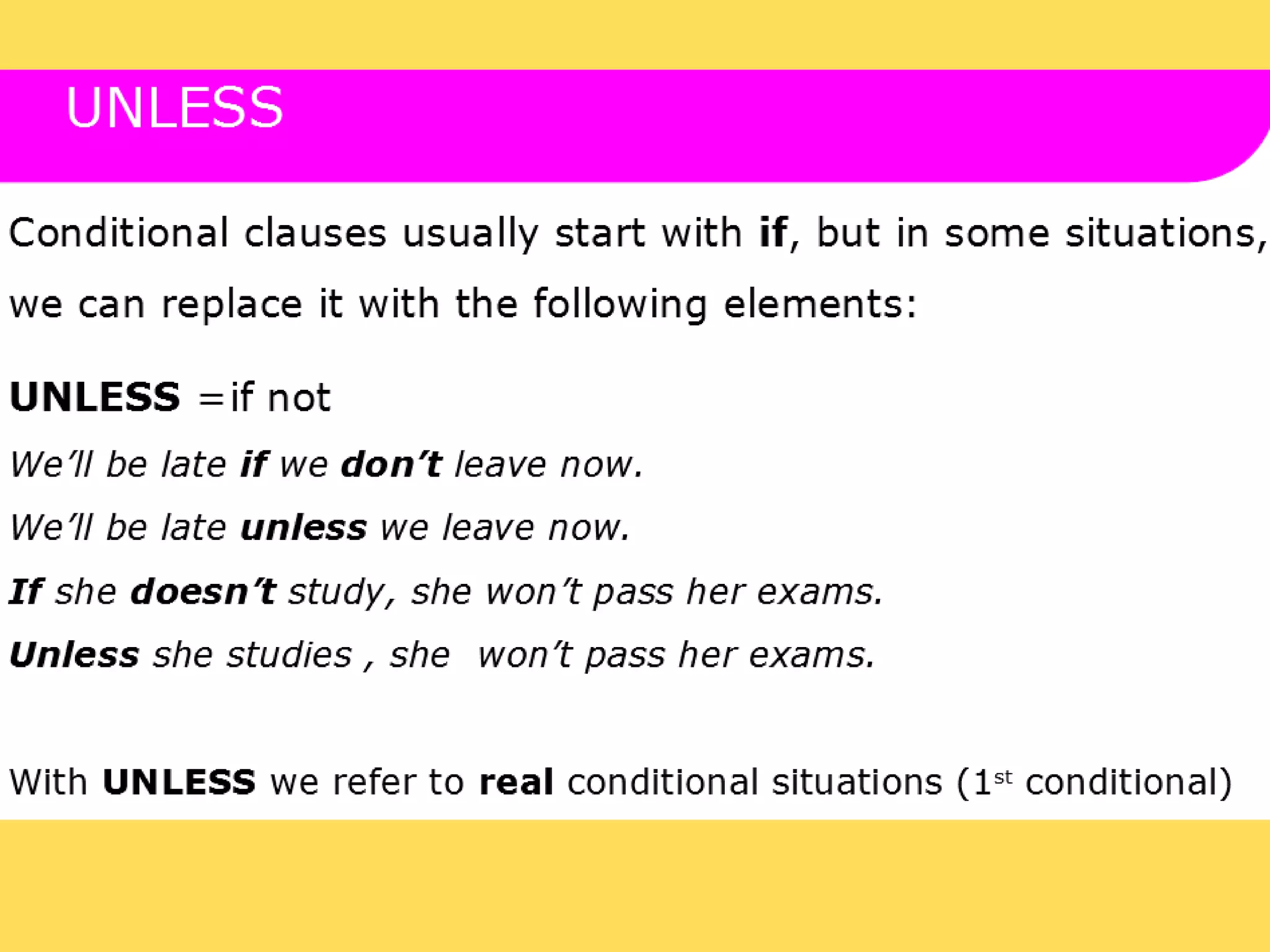 4th eso conditionals & time clauses | PPT
