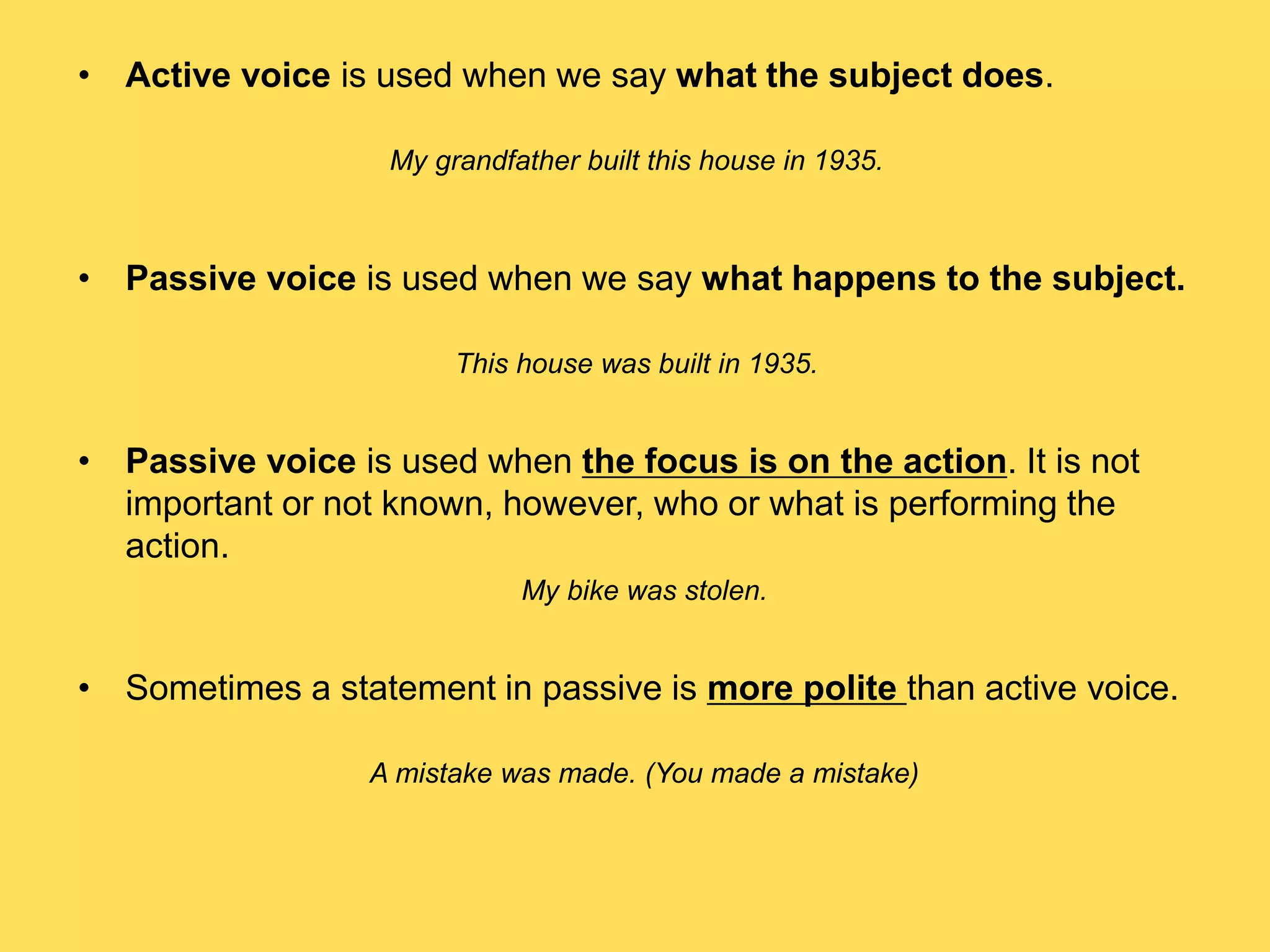 4th eso passive voice | PPT