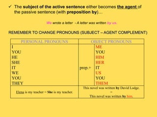 4th eso passive voice | PPT