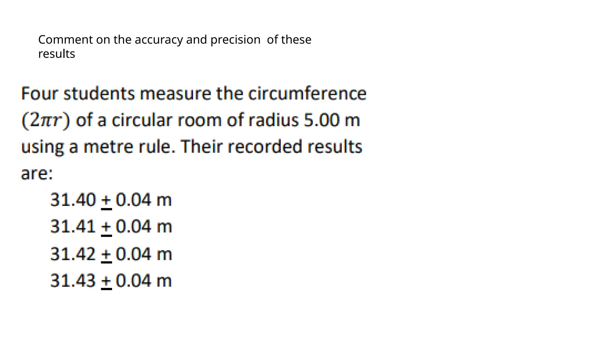 Errors in Measurement-Accuracy and Precison | PPTX