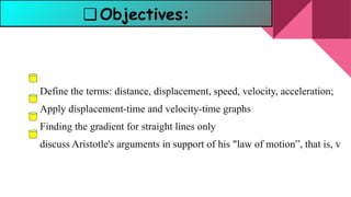 4th form Linear Motion -Kinematics(1).pptx