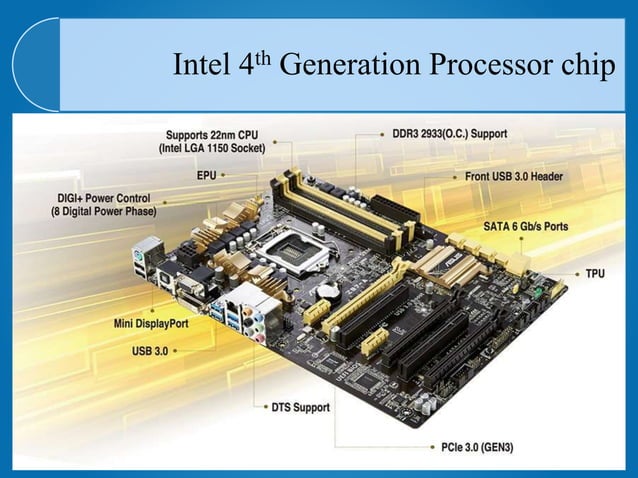 Computer System Specification - 4th Generation | PPTX | Consumer ...