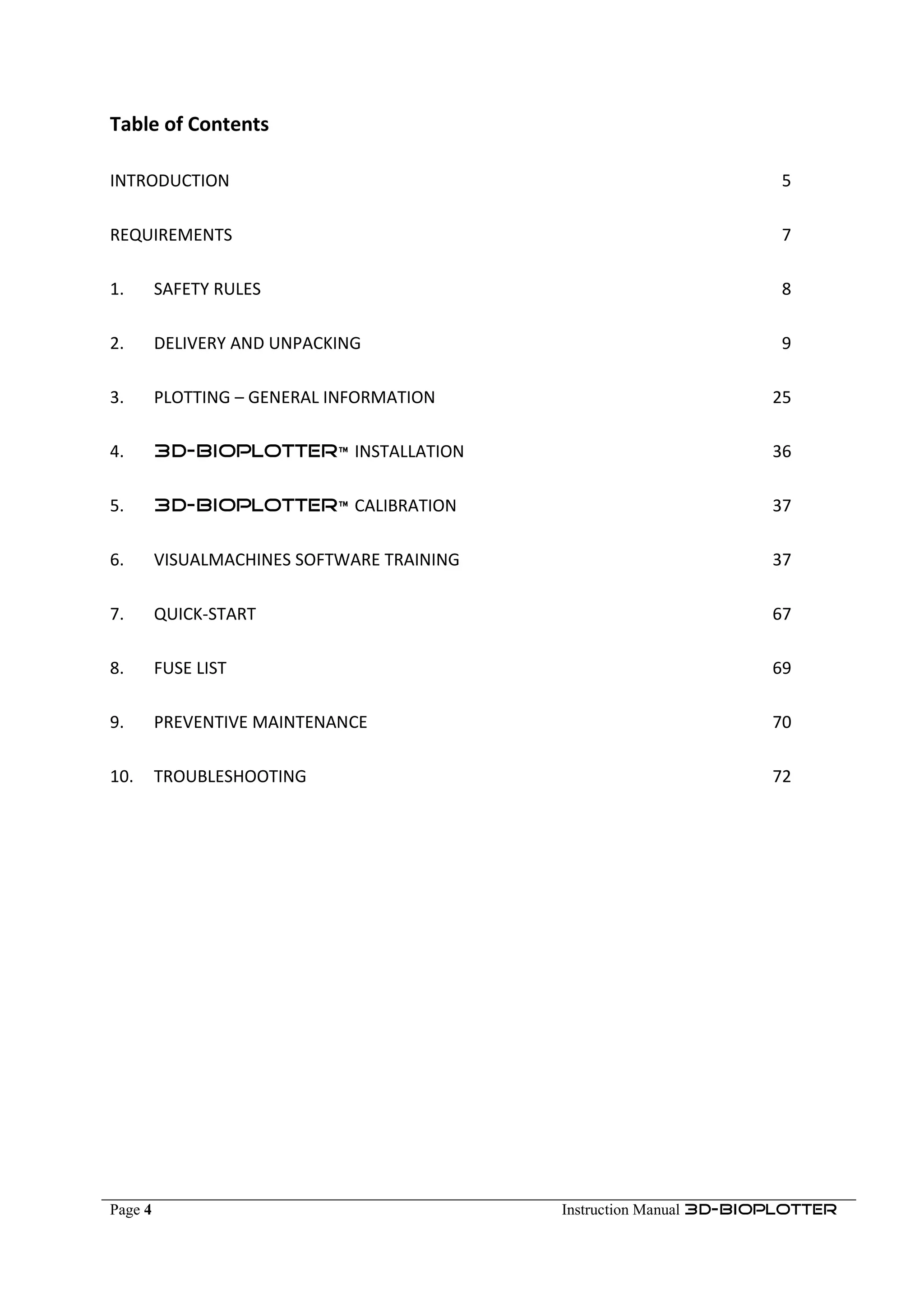 4th generation 3 d bioplotter manual | PDF