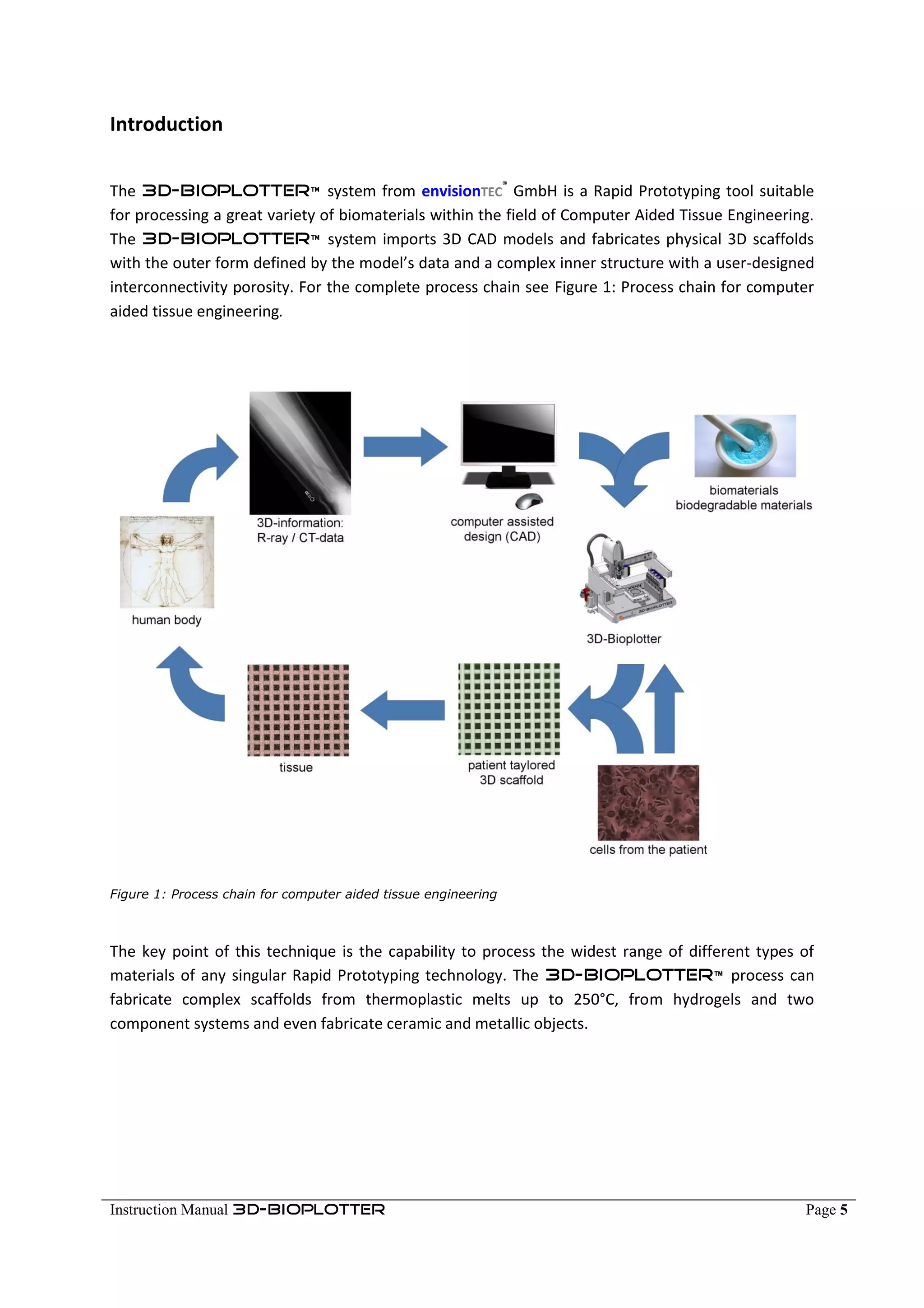 4th generation 3 d bioplotter manual | PDF