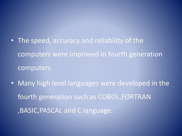 4th generation of computer | PDF | Computing | Technology & Computing