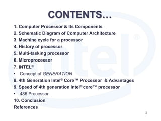 4th generation intel core processoer | PPTX