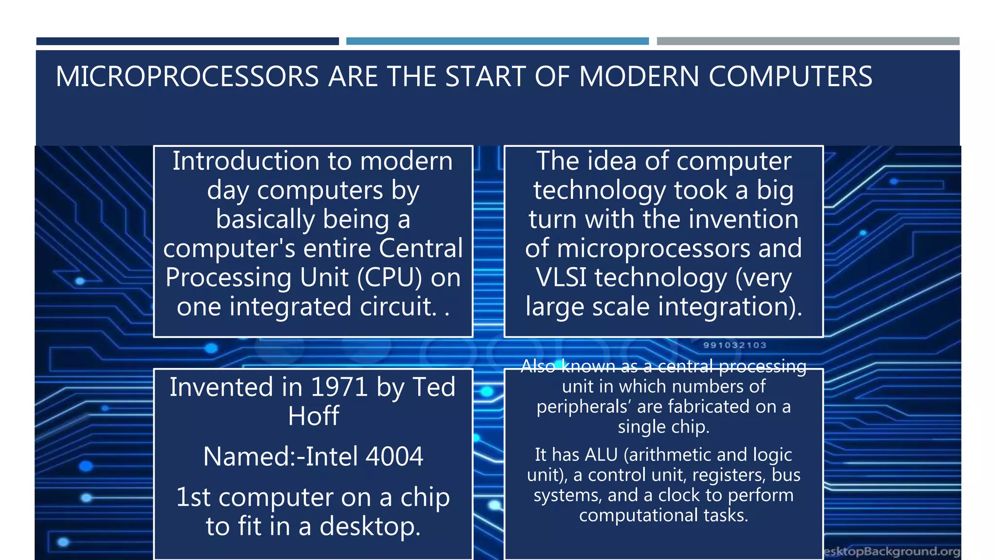 4th gen microprocessor | PPTX