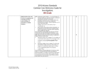 4th grade Reference Guide for Investigations | PDF | Physics | Science