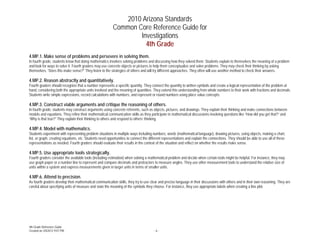 4th grade Reference Guide for Investigations | PDF | Physics | Science