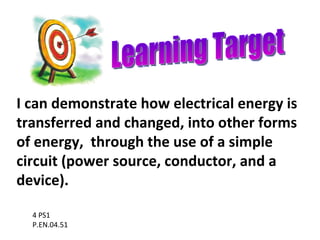 4th Grade Energy Transfer | PPT