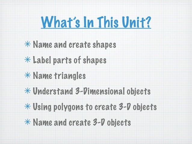 4th grade geometry revised | PPT | 3-D Graphics | Computer Software and ...