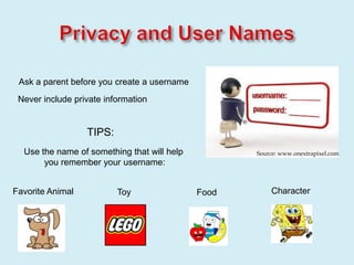 4th Grade Internet Safety Lesson | PPTX