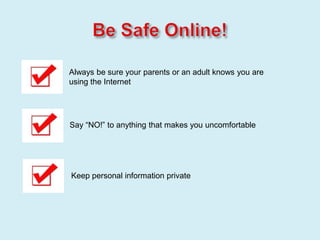 4th Grade Internet Safety Lesson | PPTX