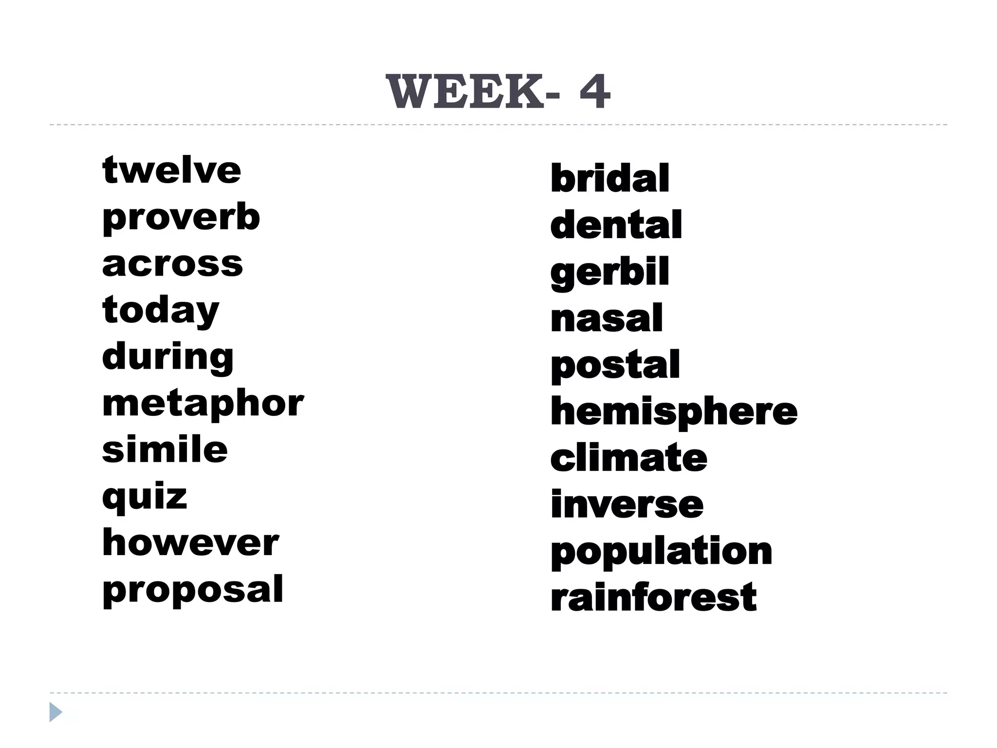 4TH GRADE MASTER SPELLING LIST QUARTER 1.pptx