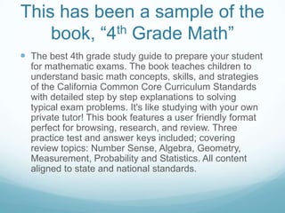 4th grade math - Number Sense | PPTX