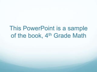 4th grade math - Number Sense | PPTX
