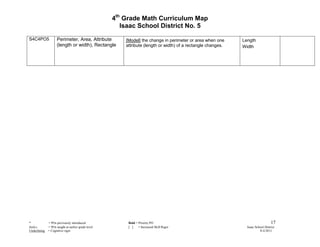 Fourth Grade Math Curriculum Map | PDF