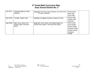 4th grade math curriculum map 2011 2012-1 | PPT