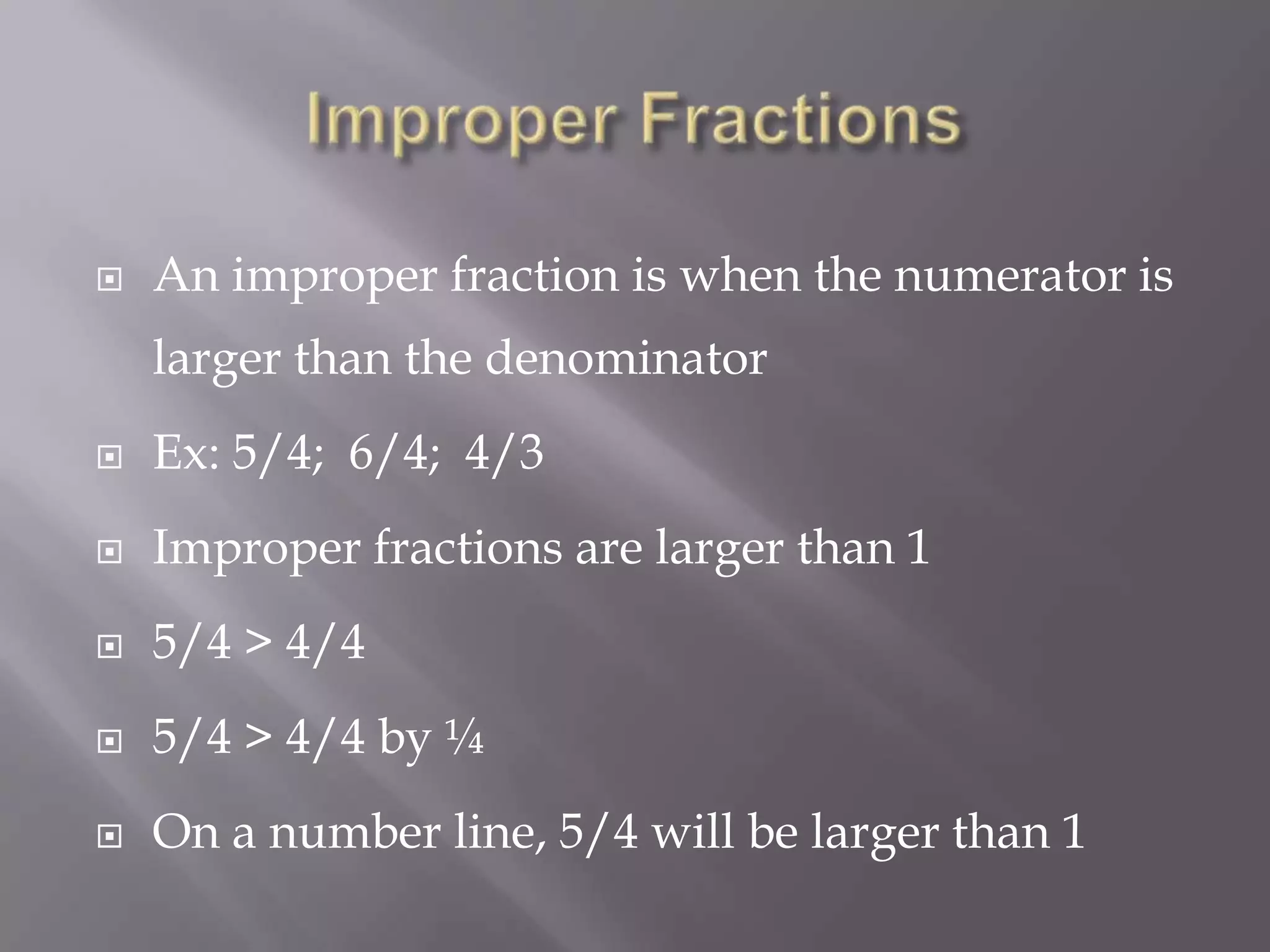 4th grade mathematics: fractions | PPTX