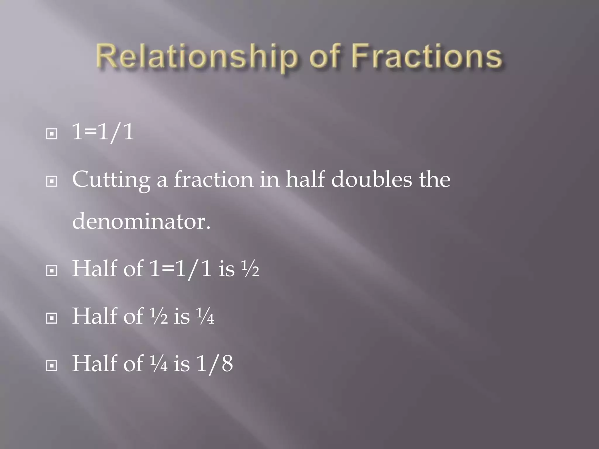 4th grade mathematics: fractions | PPTX