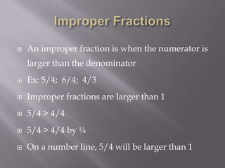 4th grade mathematics: fractions | PPTX