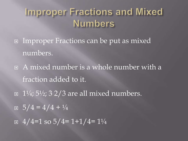 4th grade mathematics: fractions | PPTX