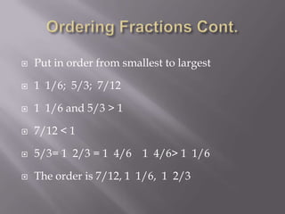 4th grade mathematics: fractions | PPTX