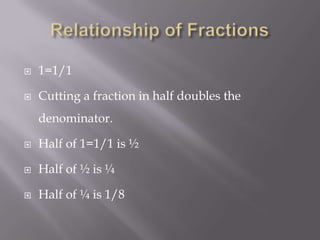4th grade mathematics: fractions | PPTX