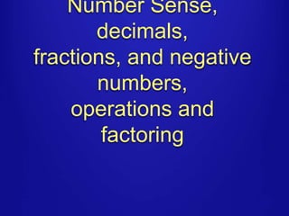 4th grade math number sense and operations | PPTX
