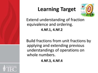 4th grade multi.div word problems and fractions pd | PPT