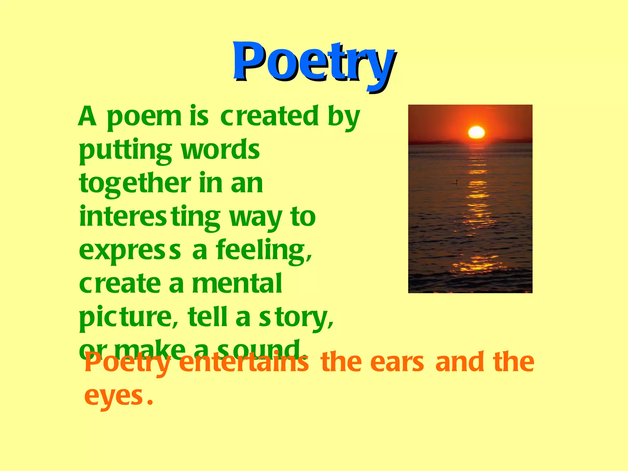 4th grade poetry | PPT