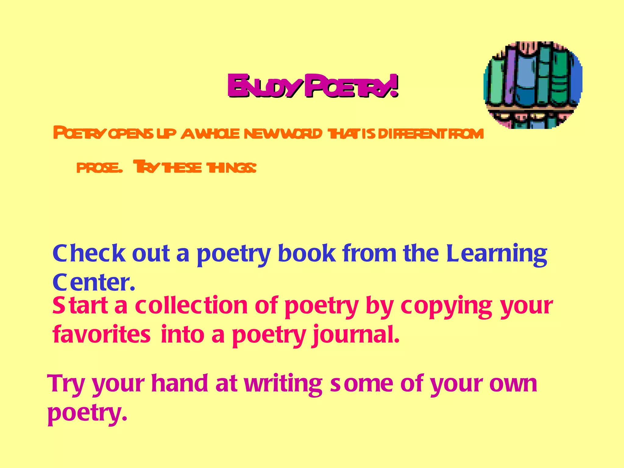 4th grade poetry | PPT