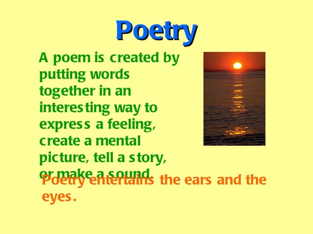 4th grade poetry | PPT | Poetry | Books and Literature