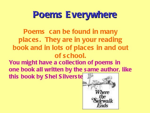 4th grade poetry | PPT | Poetry | Books and Literature