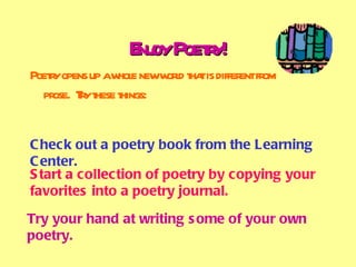 4th grade poetry | PPT