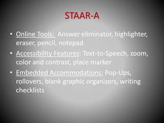 4th grade STAAR Night 2015 | PPTX
