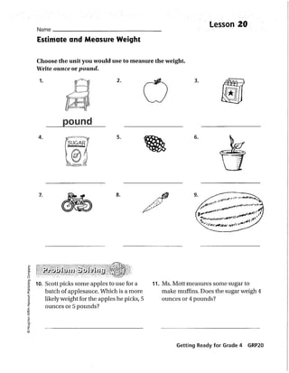 4th grade summer packet | PDF